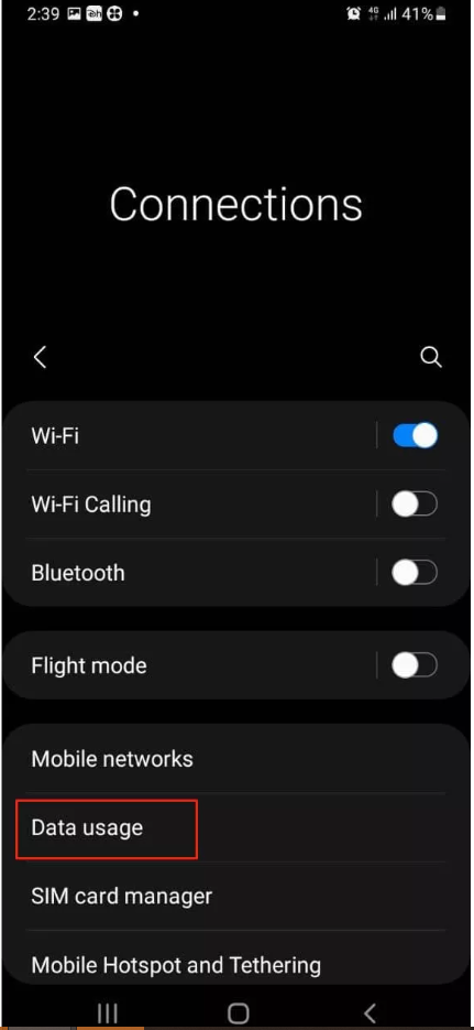 How To Check Wifi Data Usage On Android Devices Motive Help Center