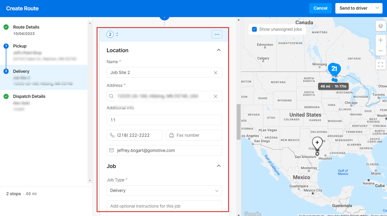 How to create/draft a Dispatch – Motive Help Center