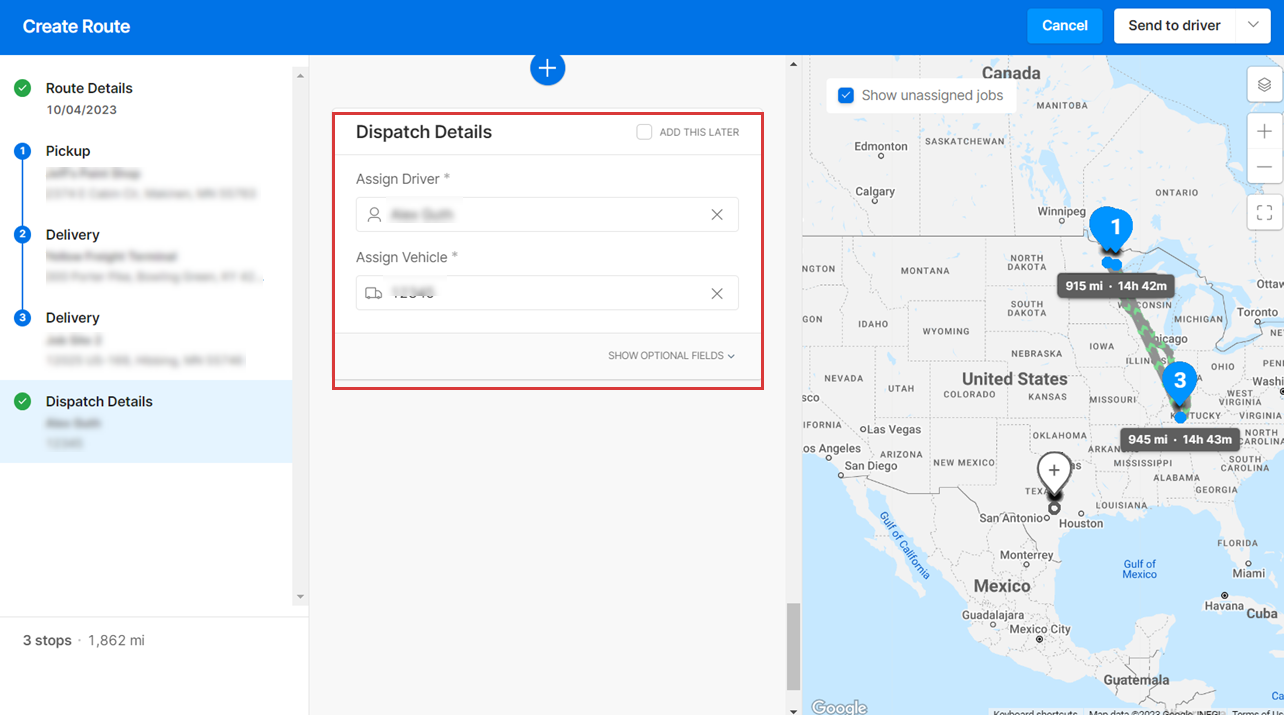 How to create/draft a Dispatch – Motive Help Center