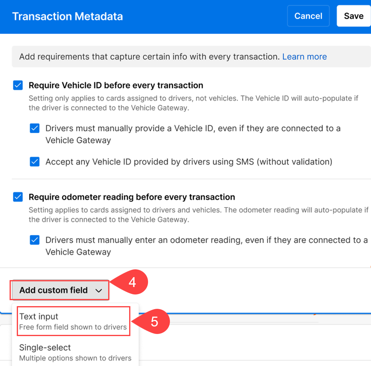 How to enable custom metadata field input for Motive Cards – Motive ...