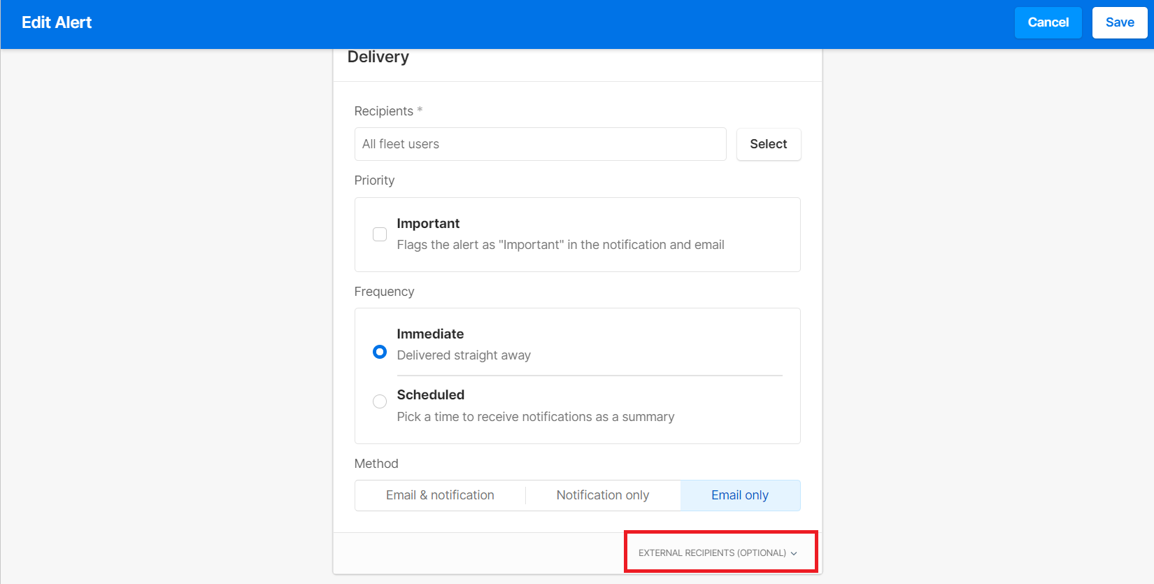 How to add an Recipient's email for safety alerts? – Motive Help Center