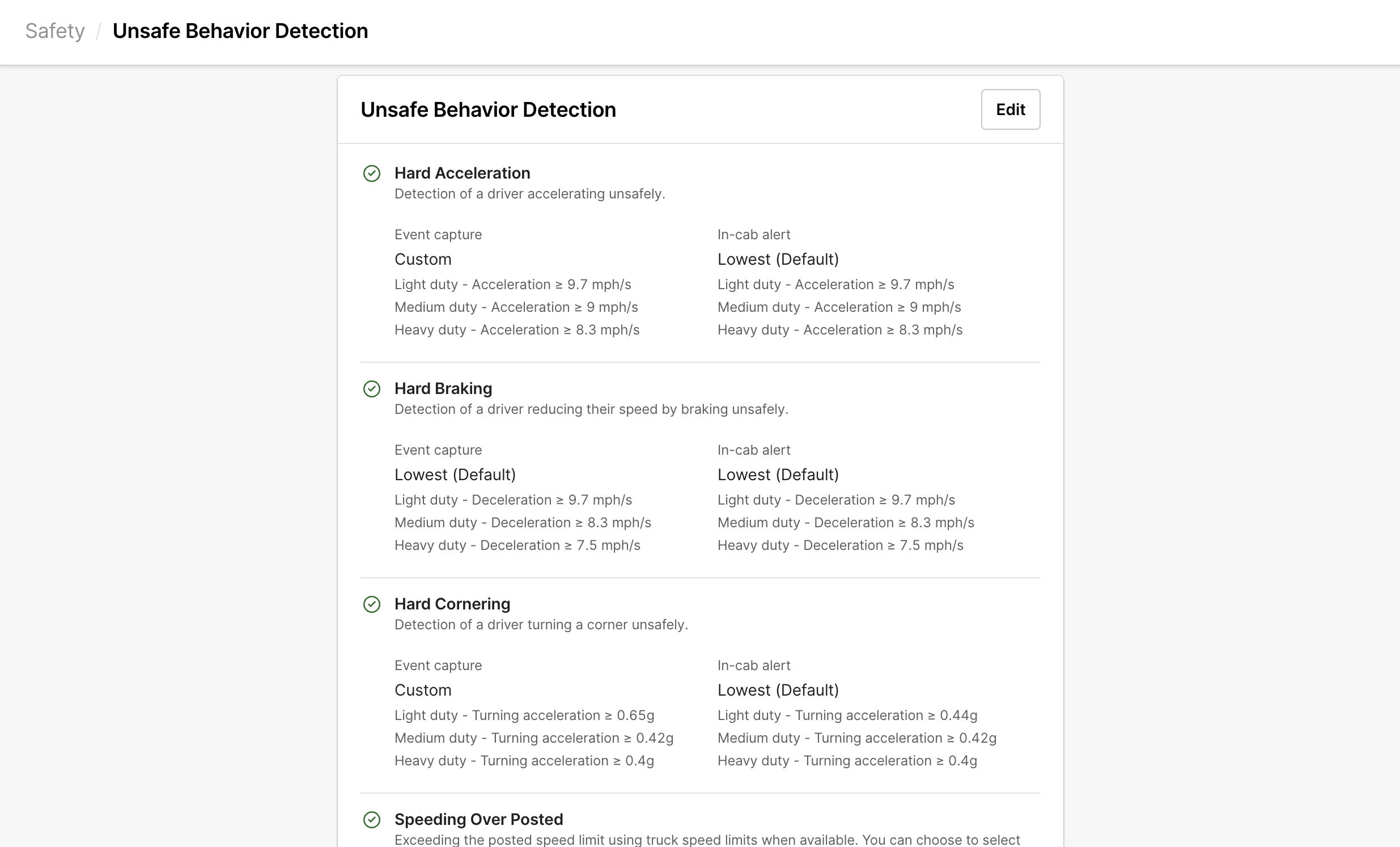 How to view Unsafe Behavior Detection and Event Intelligence safety ...