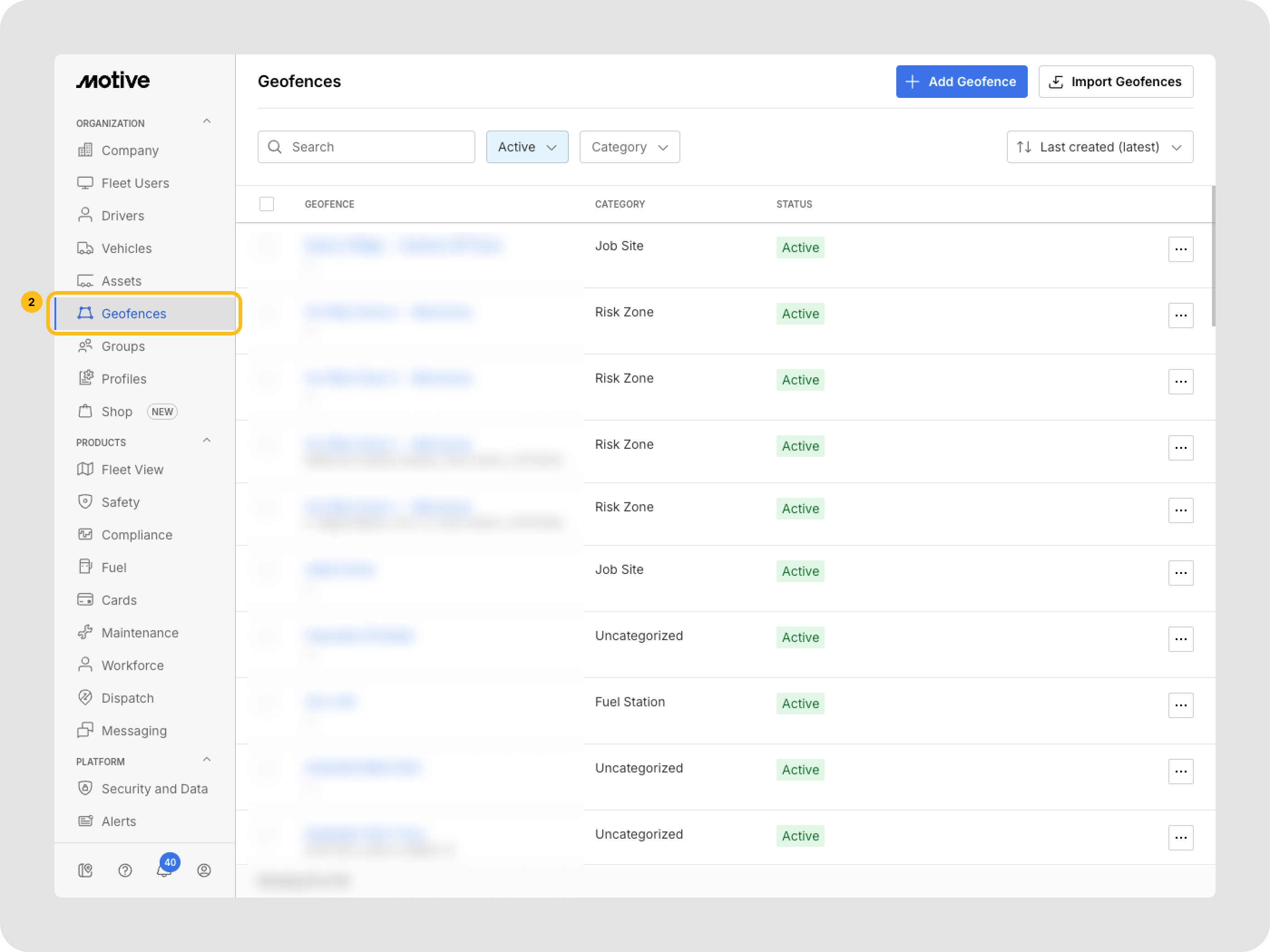 Geofences – Motive Help Center