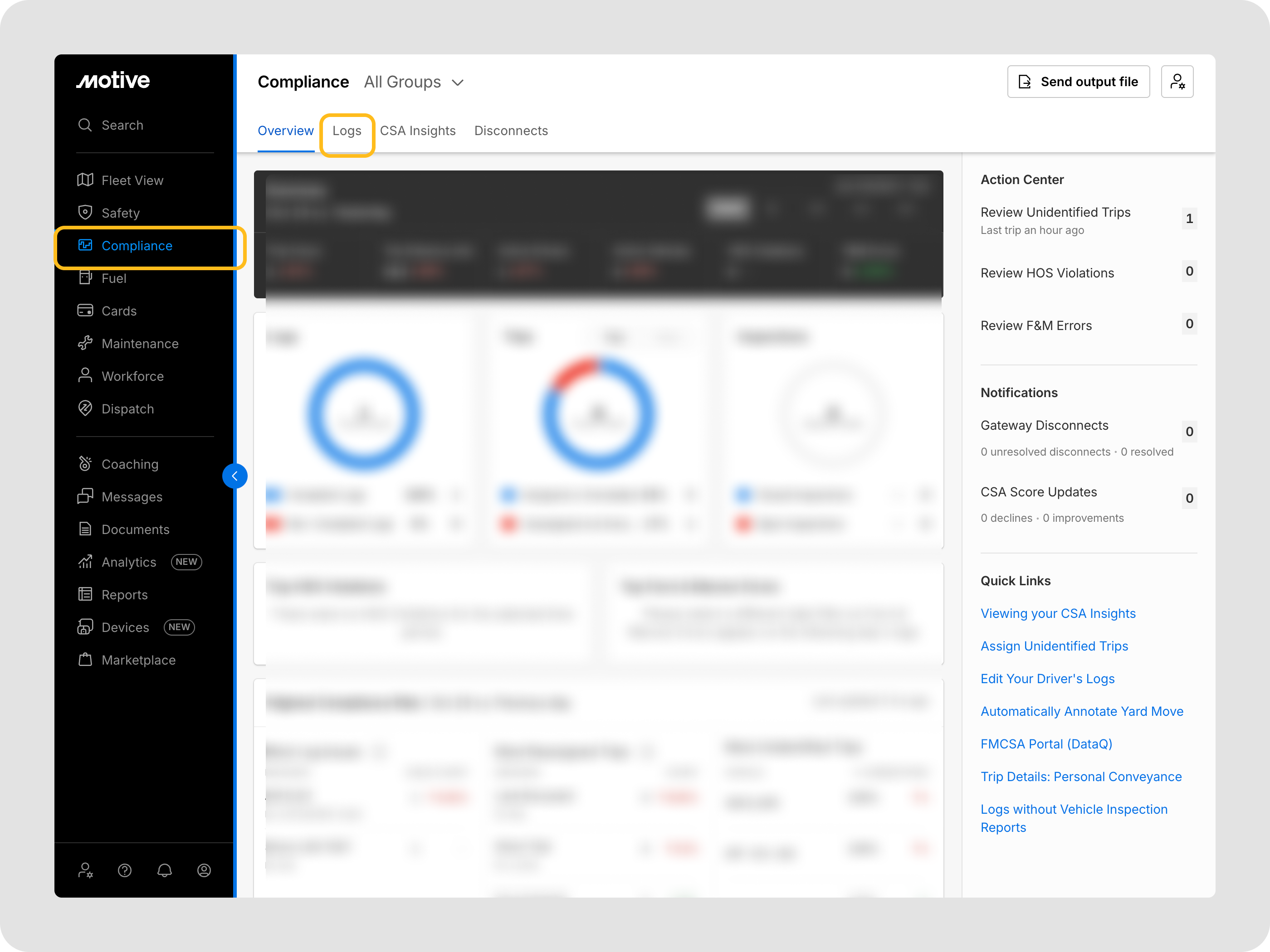 Editing and Managing Logs – Motive Help Center