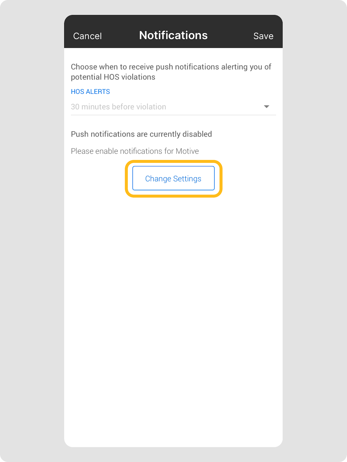 Driver App Notifications – Motive Help Center