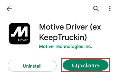 Update Motive Driver App – Motive Help Center