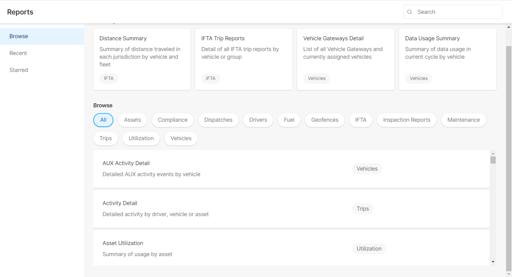 How To View Dispatch Reports Motive Help Center