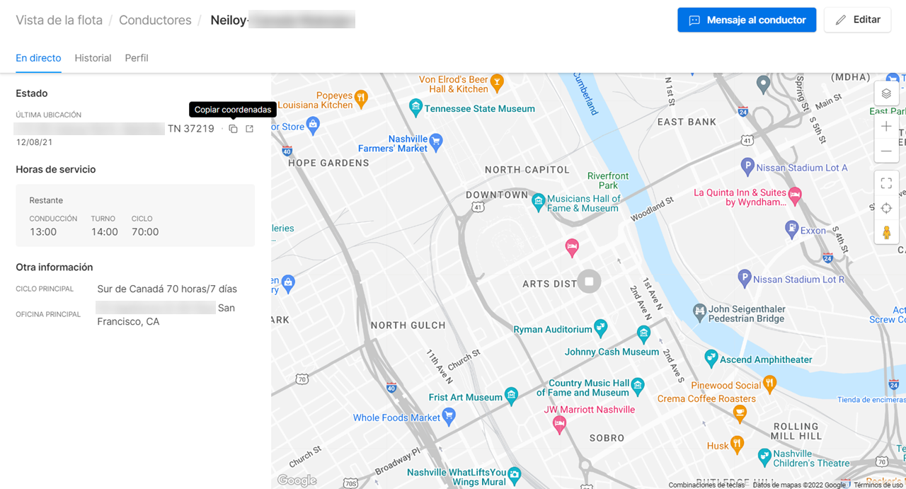 ¿Qué es el mapa de Vista de Flota? – Motive Centro de Asistencia